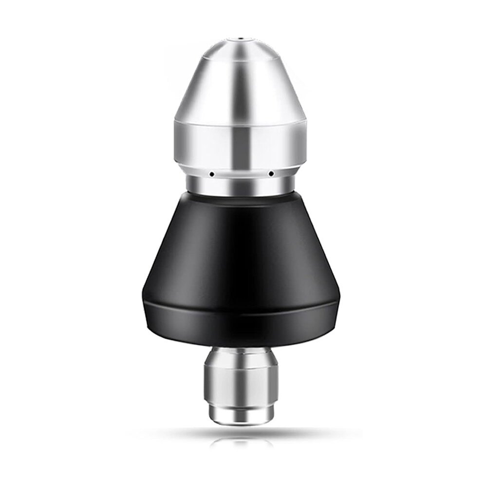 Канализационная Форсунка для Мойки высокого давления, Форсунка из Нержавеющей Стали, 1 Передняя и 3 Задних Форсунки для Сливных Шлангов с быстроразъемным Разъемом 1/4 дюйма