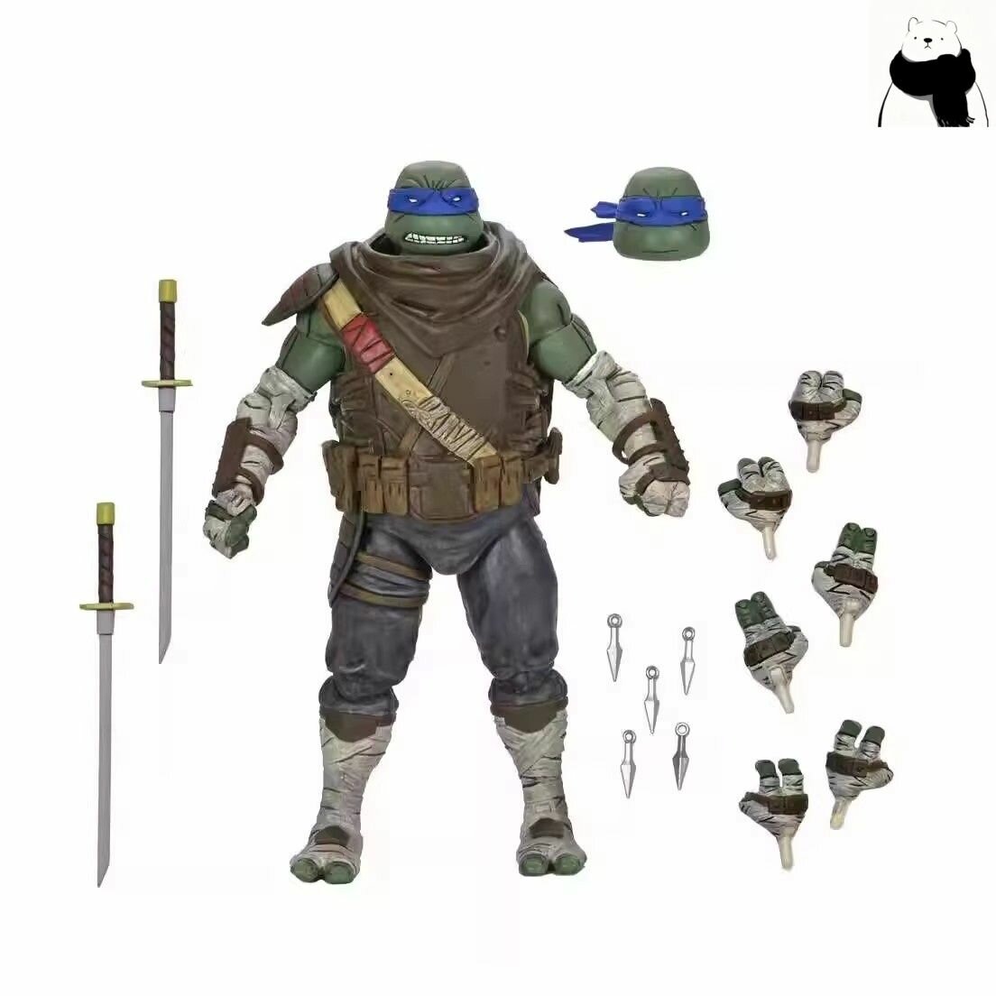 Коллекционная Фигурка Леонардо Черепашки-ниндзя NECA 54312Teenage Mutant Ninja Turtles The Last Ronin Action Figure Ultimate Leonardo 18 cm