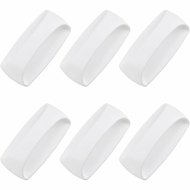 Самоклеевые неперфорированные ручки для ящиков, стеклянные дверные ручки, неперфорированные самоклеевые ванные дверные ручки, деревянные дверные шкафы, кухонные ящики, раздвижные дверные ручки, шесть штук, белый ABS