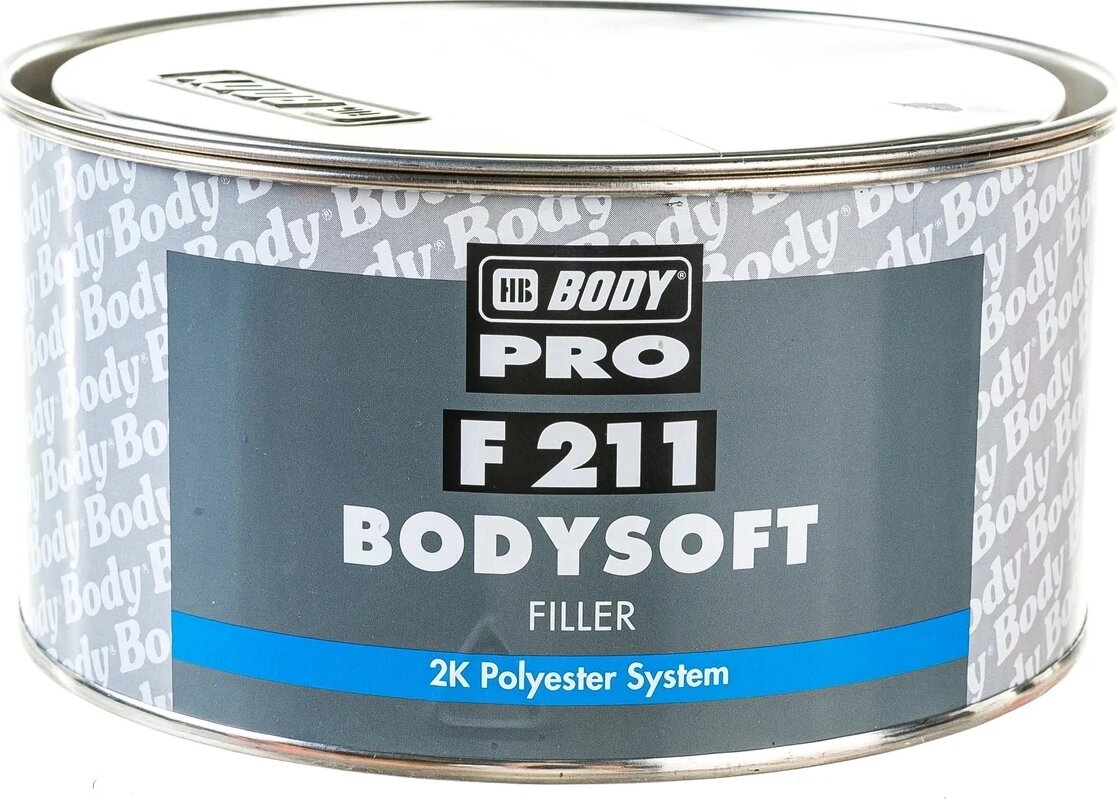 Шпатлевка полиэфирная HB BODY soft 211 1,8кг