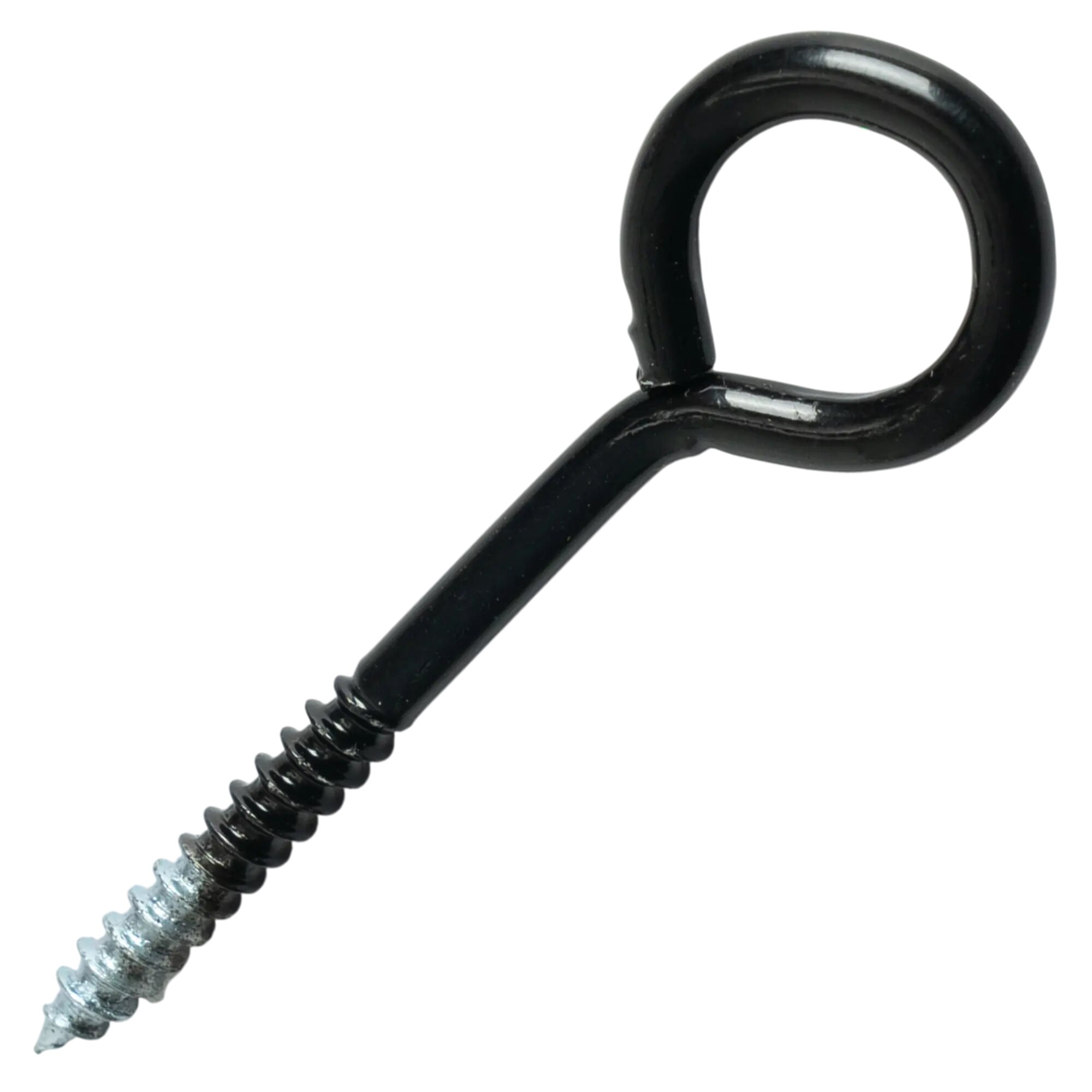 Шуруп-кольцо 3.5x35 мм сталь RAL9005, крепеж для металлоконструкций, набор 6 шт