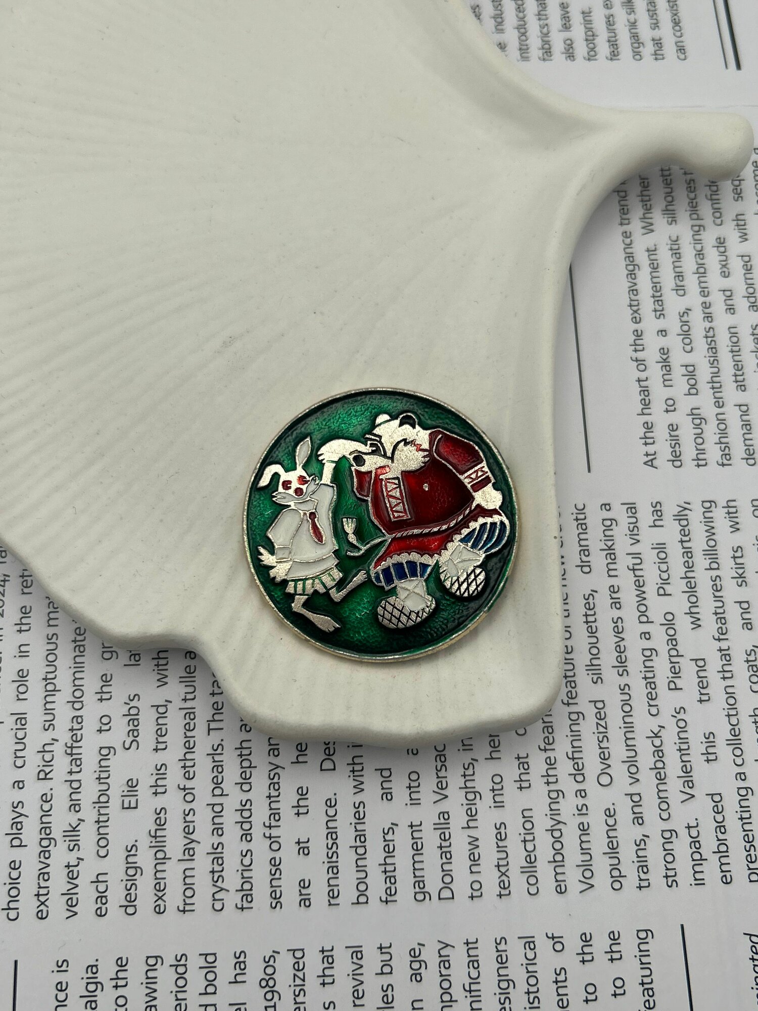 Советская винтажная брошь значок с персонажами мультфильма, горячая эмаль, клеймо