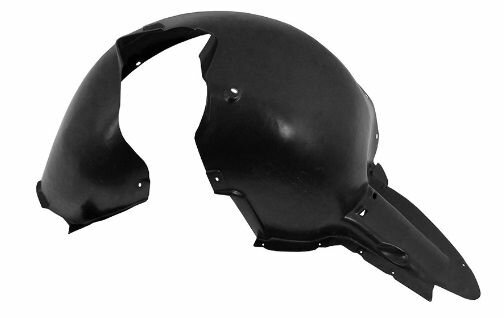Подкрылок SAT, для Skoda Superb, 2008, полимерный, черный, передний, левый