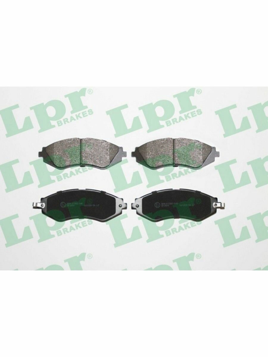 Колодки тормозные дисковые передние для а/м CHEVROLET Astra; DAEWOO Leganza, LPR 05P729