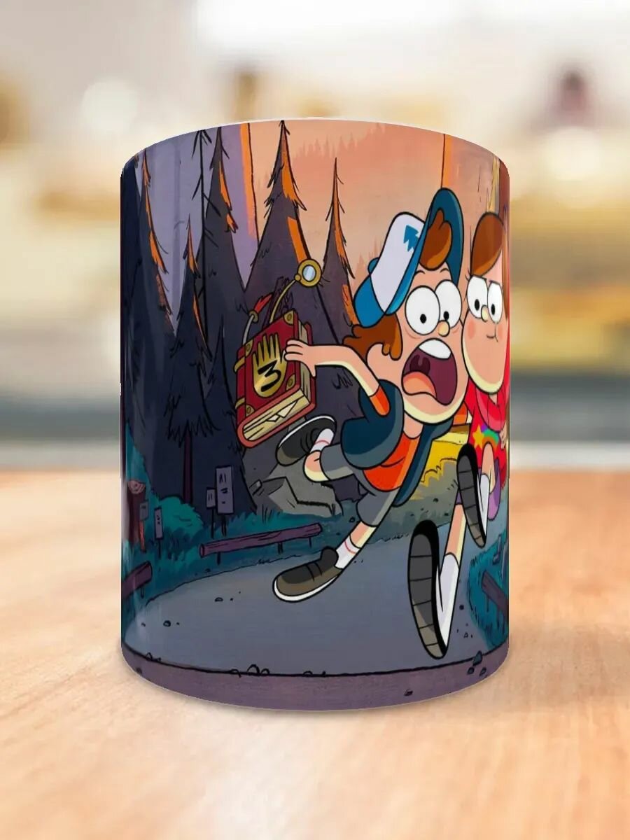Кружка Gravity Falls (Лес, Шифры)
