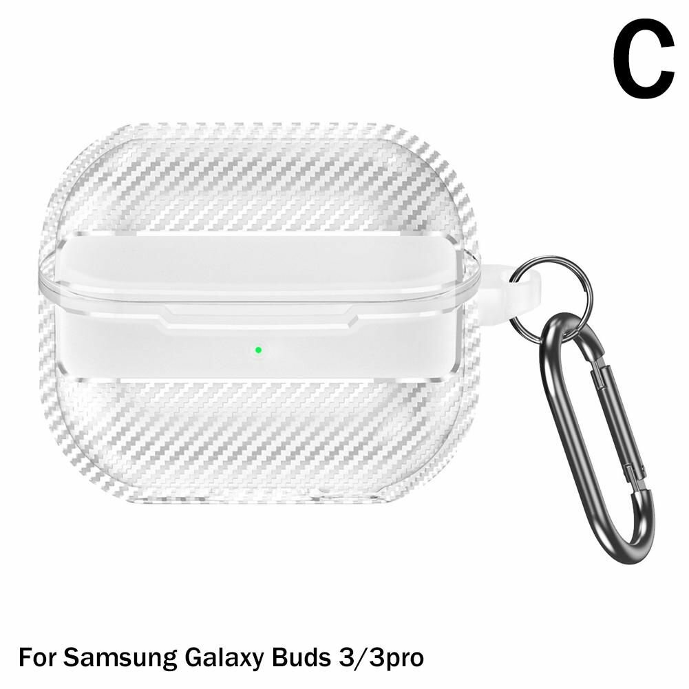 Чехол для наушников Bluetooth из углеродного волокна для Samsung Galaxy Buds3/3pro