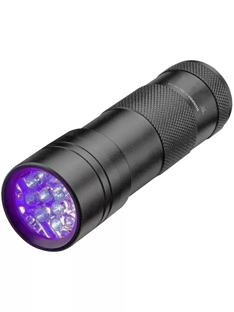 Фонарик ультрафиолетовый для проверки на батарейках