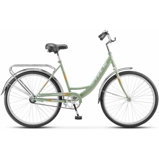 Женский велосипед Stels 26" Legenda 240 C Z010 Оливковый 2025 (без корзины) (М)