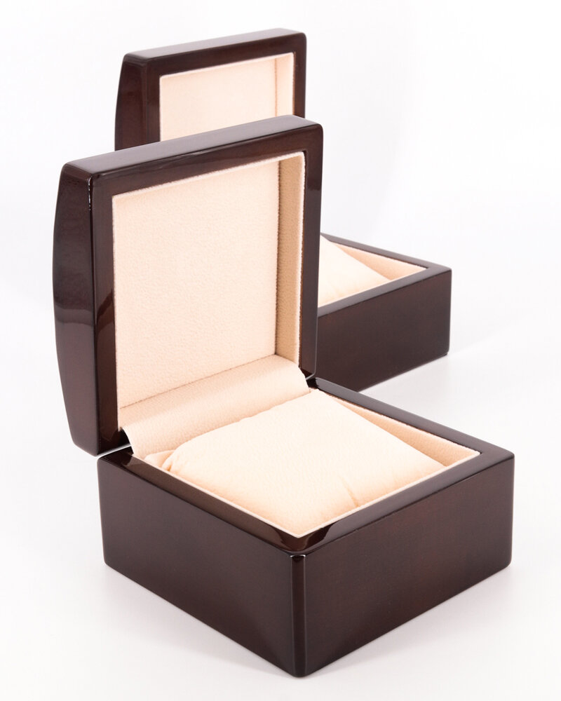 Футляр деревянный «майкл 2.0», глянцевый, под браслет / часы