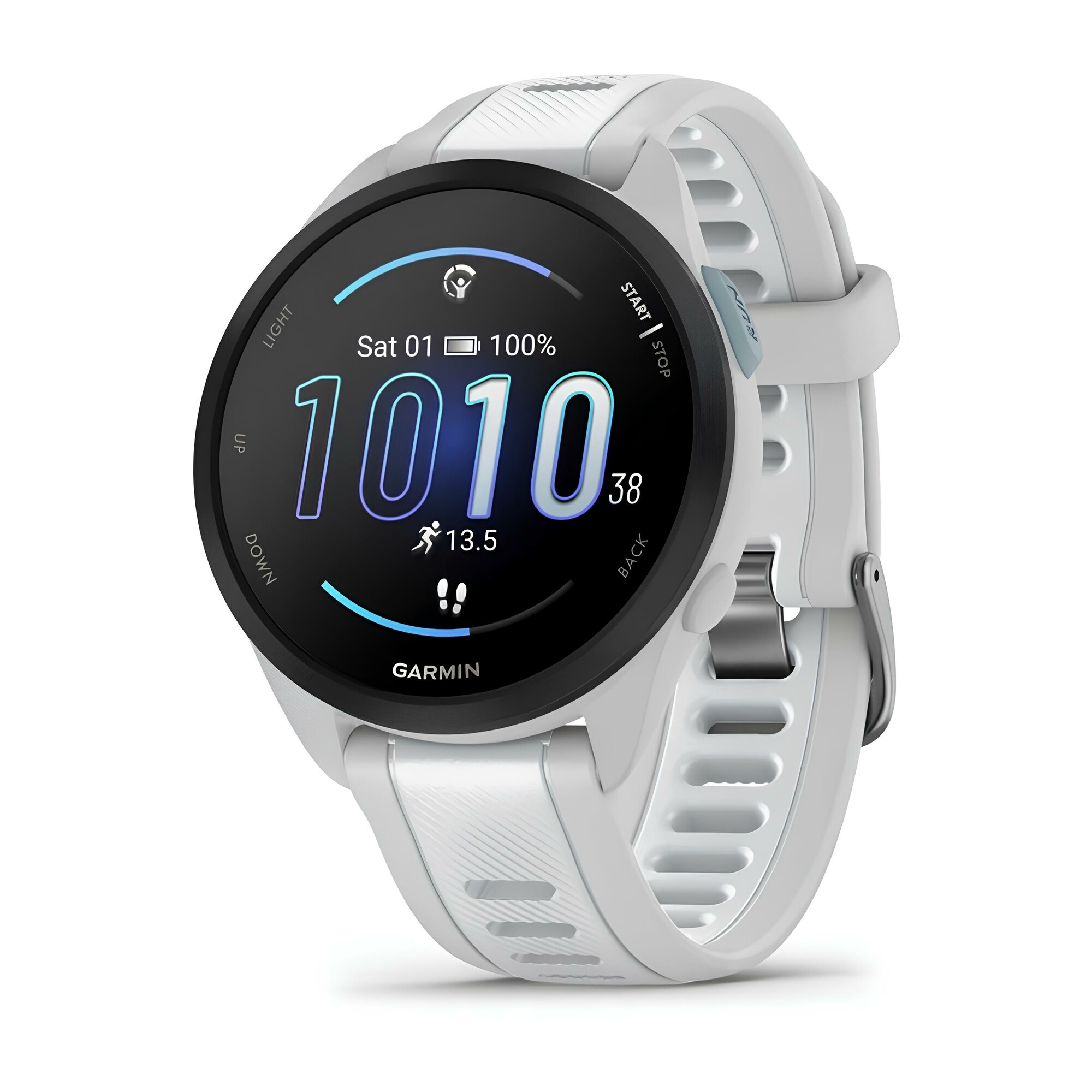 Смарт-часы Garmin Forerunner 165 Amoled Mist Gray Whitestone 010-02863-21