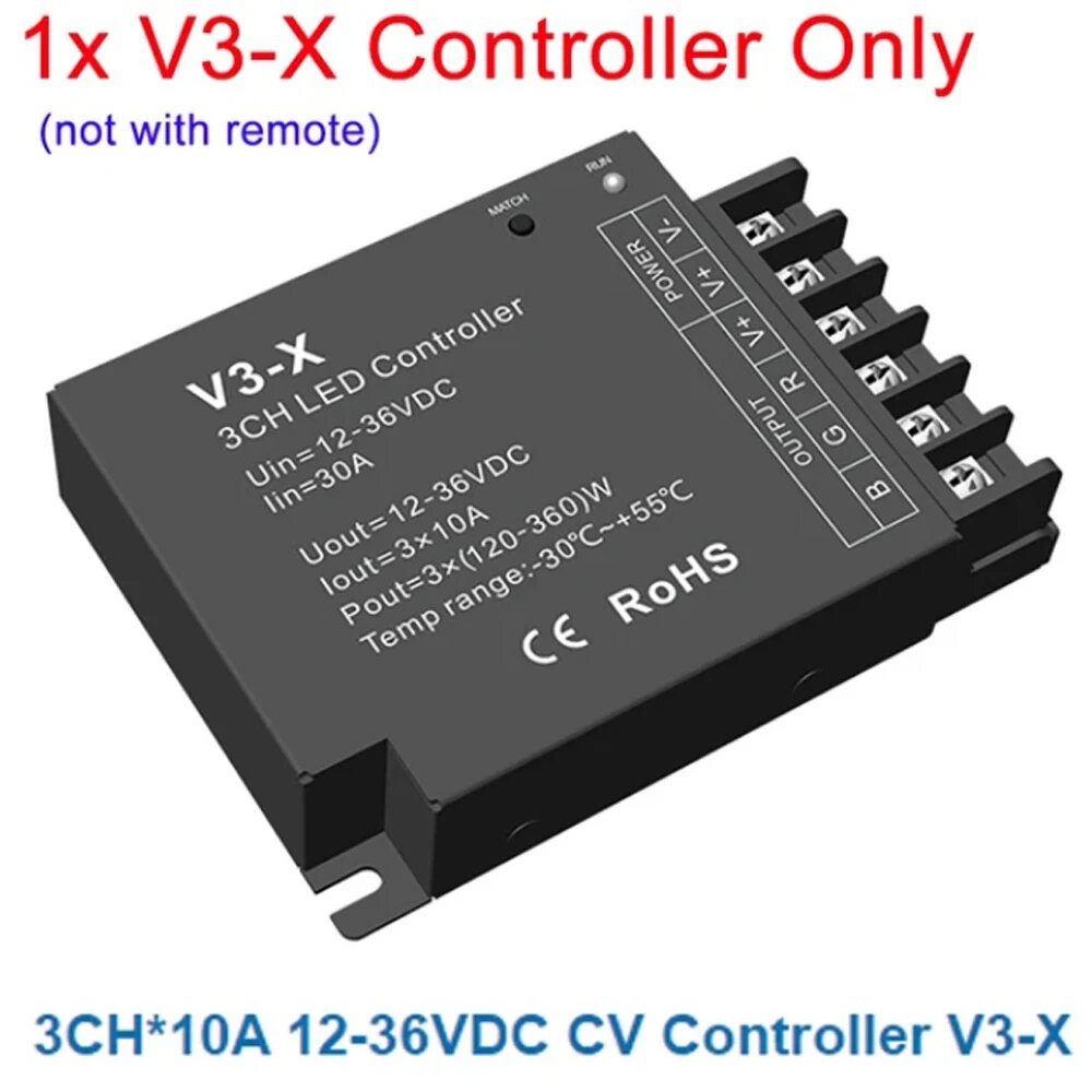 Беспроводной RGB-контроллер светодиодных лент Viktorovna V3-X V3-X Only