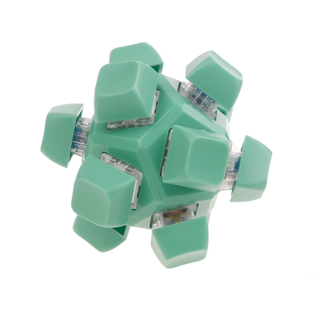 12-Сторонние Переключатели RubiksCubes Тестер Декомпрессионных Переключателей Relax Брелок-Игрушка