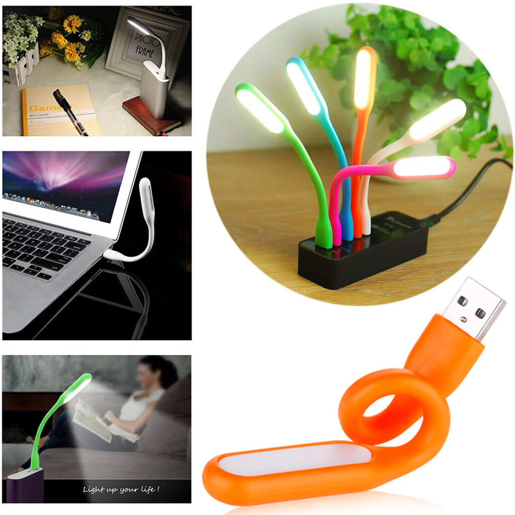 5V Portable USB LED Reading Lamp Mini Book Light Flexible Camping Night Lights