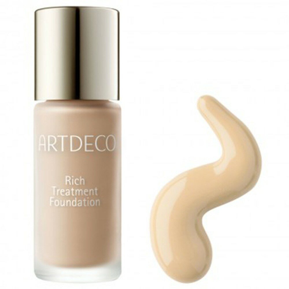 Основа тональная для лица ARTDECO RICH TREATMENT FOUNDATION светоотражающая тон 10