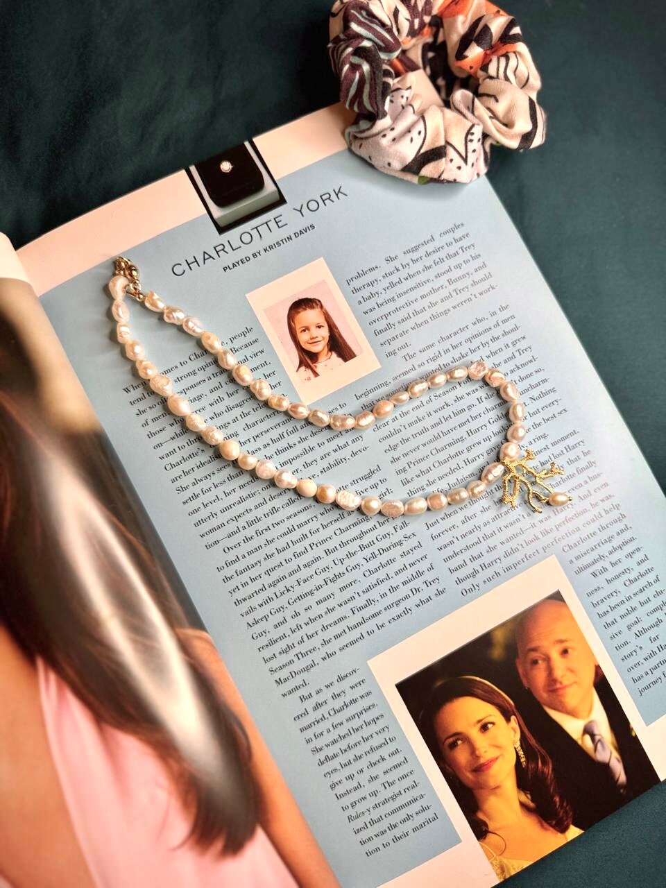 Колье, жемчуг пресноводный