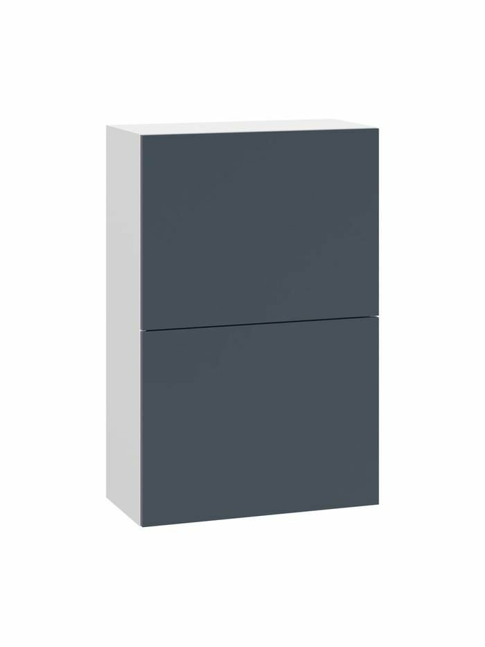 Кухонный модуль навесной, барный шкаф Тандем, высокий, 60х29.6х91.2 см, Белый / Океания