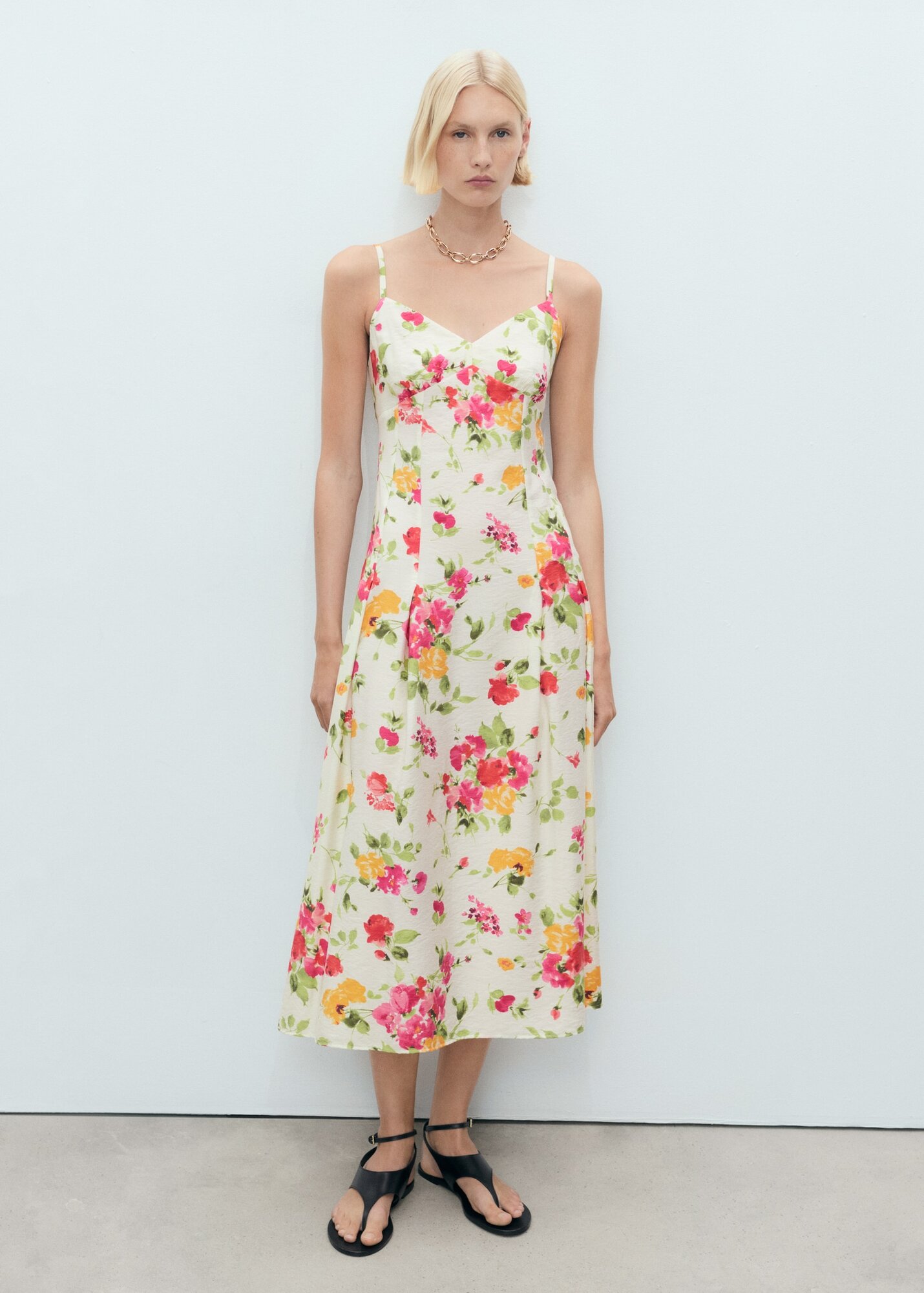 Платье MANGO Outlet BOUQUET