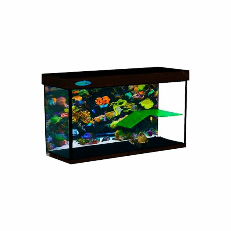 Аквариум 300 литров для красноухой черепахи AquariumBest террариум , Венге (101х51х66 см)