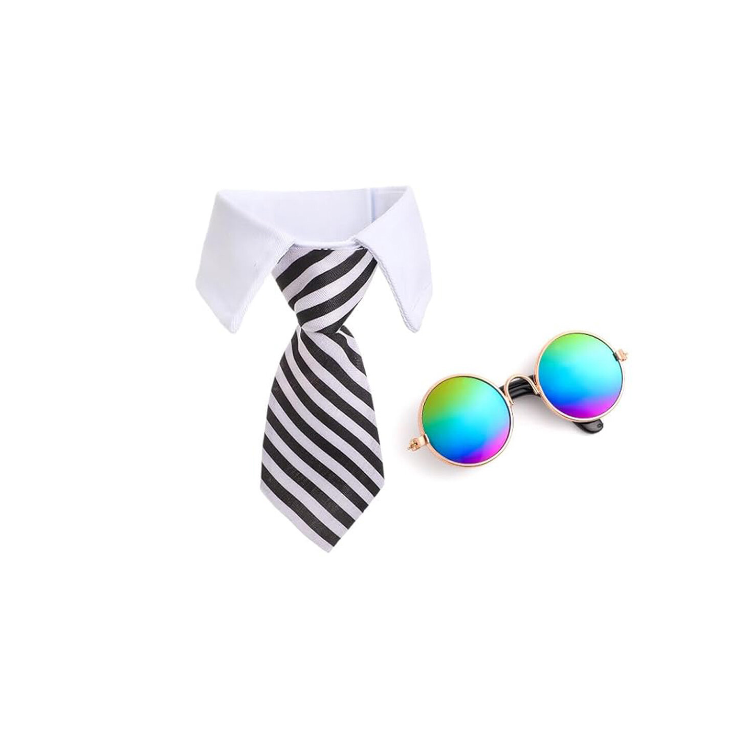 2 предмета домашней одежды для собак и кошек кошачий галстук очки