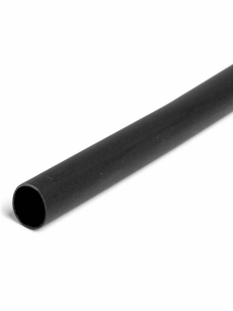 Трубка ТНТ-10/5 черная (нарезка 1м) (КВТ) {84321} (упак 20 шт по 1 м)