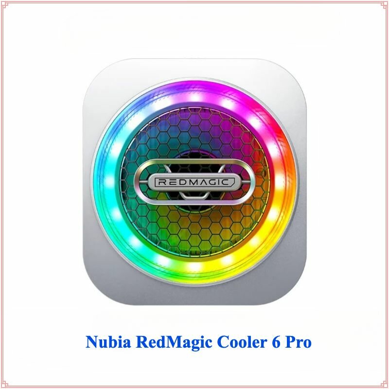 Nubia RedMagic Cooler 6 Pro Радиатор магнитного ледяного вентилятора cooler LED 30w для смартфона игровой охлаждение 30 ватт