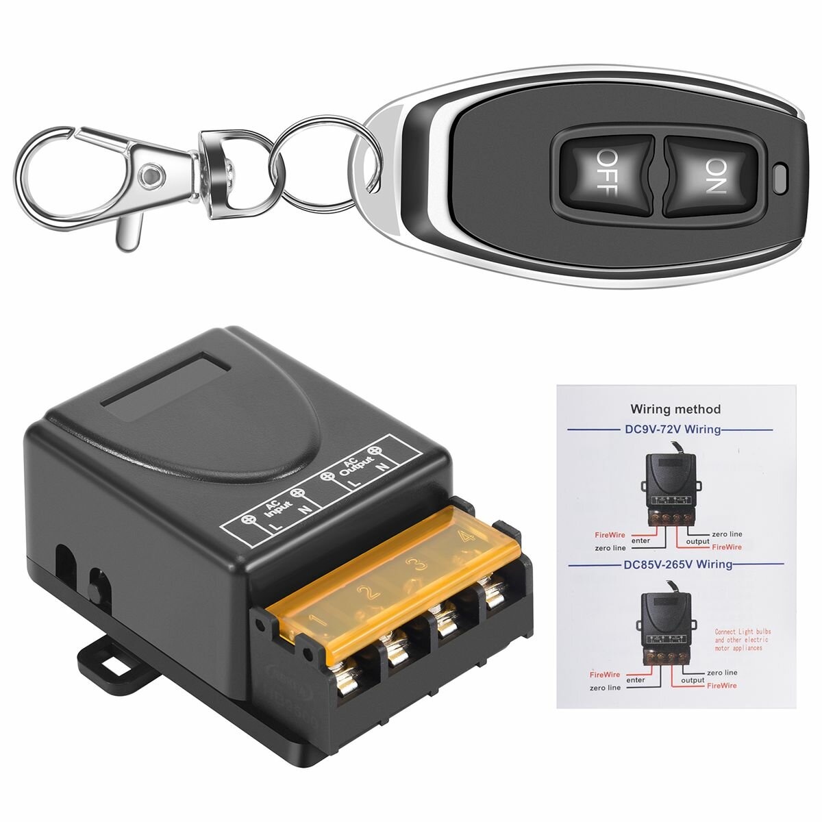 433 МГц 220 В водяной насос пульт дистанционного управления 1Ch 30A модуль приемника вкл/выкл беспроводной радиочастотный передатчик для светодиодного освещения