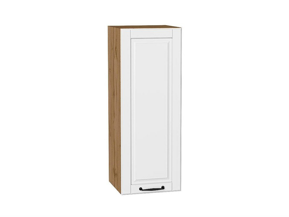VVT Кухонный Шкаф верхний с 1-ой дверцей Дублин Дуб Вотан, Special White, 920, 350, каркас ЛДСП Дуб Вотан, фасад МДФ Special White, 920*350*318