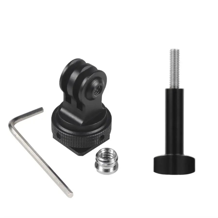 360 Поворотный адаптер для холодного башмака для штатива GoPro Type E Set A