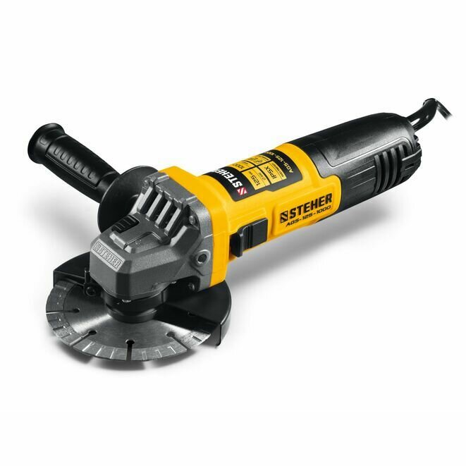 УШМ, STEHER d 125 мм, 1000 Вт