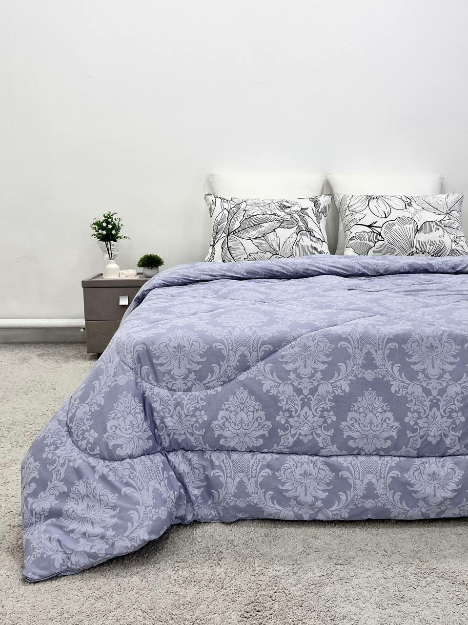 Enamorado одеяло ватное 200x215 см гипоаллергенное евро мини, 100% хлопок