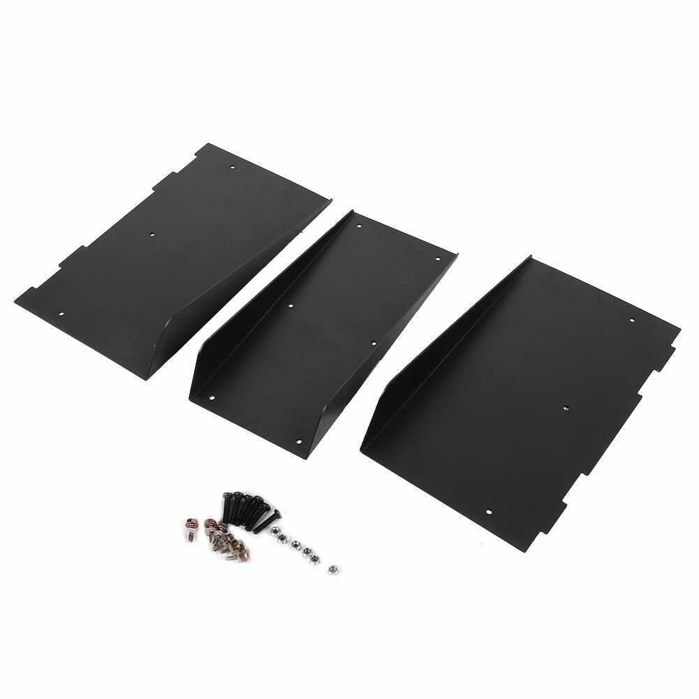 ABS спойлер на задний бампер черный диффузор для тюнинга автомобиля