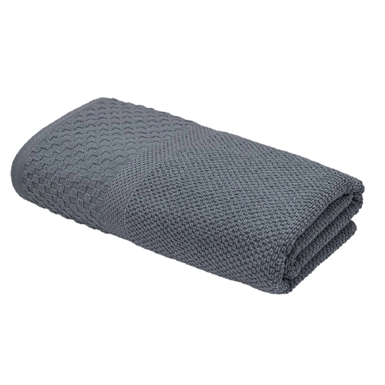 Bravo Грант полотенце махровое 50x80 см серый гладкокрашенный хлопок 450 г/м2