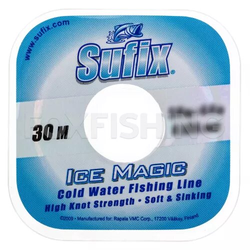 Леска Sufix Ice Magic 30м. 0.065мм. CLEAR