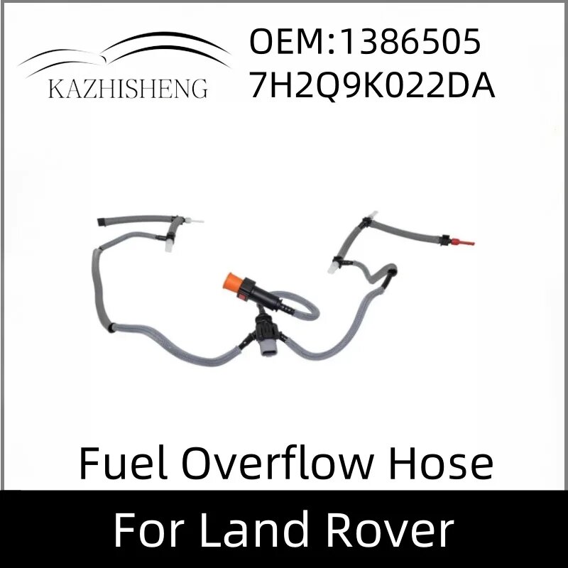 1386505 7H2Q9K022DA Шланг для перелива утечки топлива для Land Rover Discovery 3 и 4, Range Rover Sport 2,7 V6