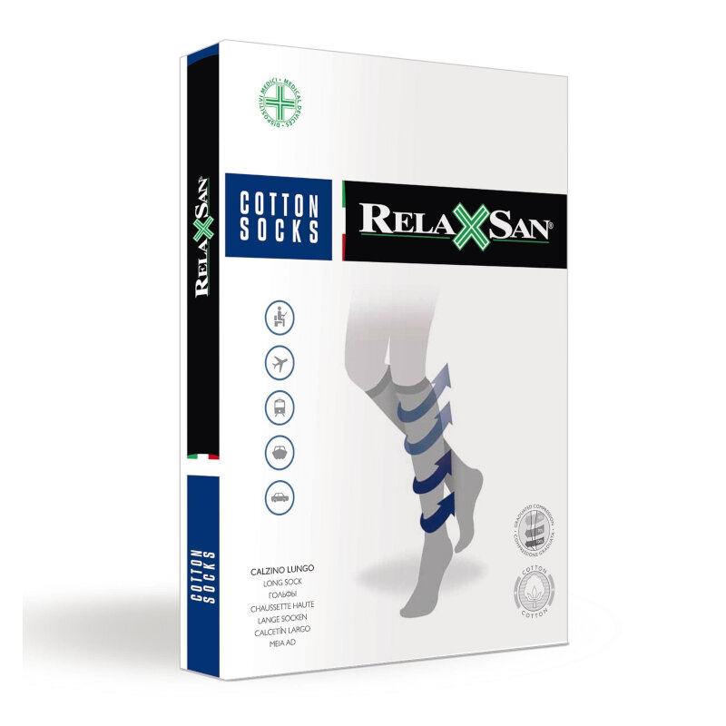Гольфы Компрессионные Cottonsocks 140Den Мужские Черные Р.2