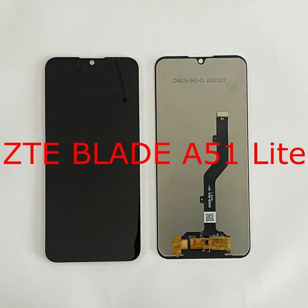 Дисплей для ZTE Blade A51 Lite; дисплей в сборе с сенсорным экраном; черный ; содержать инструментов