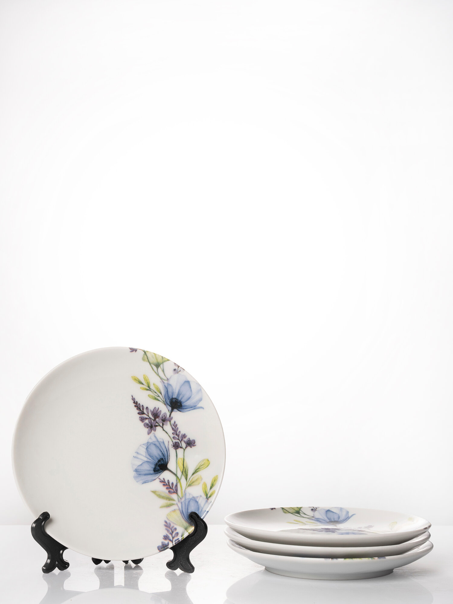 Набор фарфоровых тарелок мелких 175 мм. "Луиза" ф. Универсал 4 шт, Добрушский фарфоровый завод