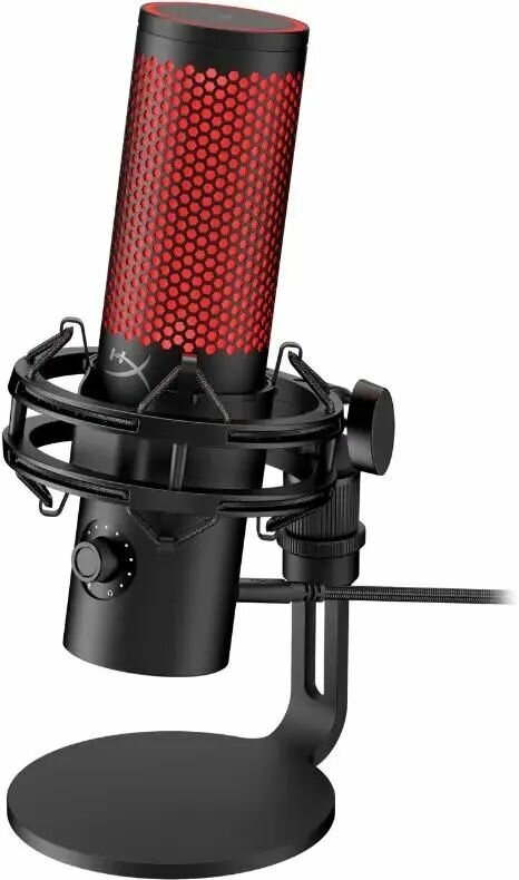 Микрофон HyperX QuadCast 2 872v1aa, конденсаторный, RGB-подсветка, черный