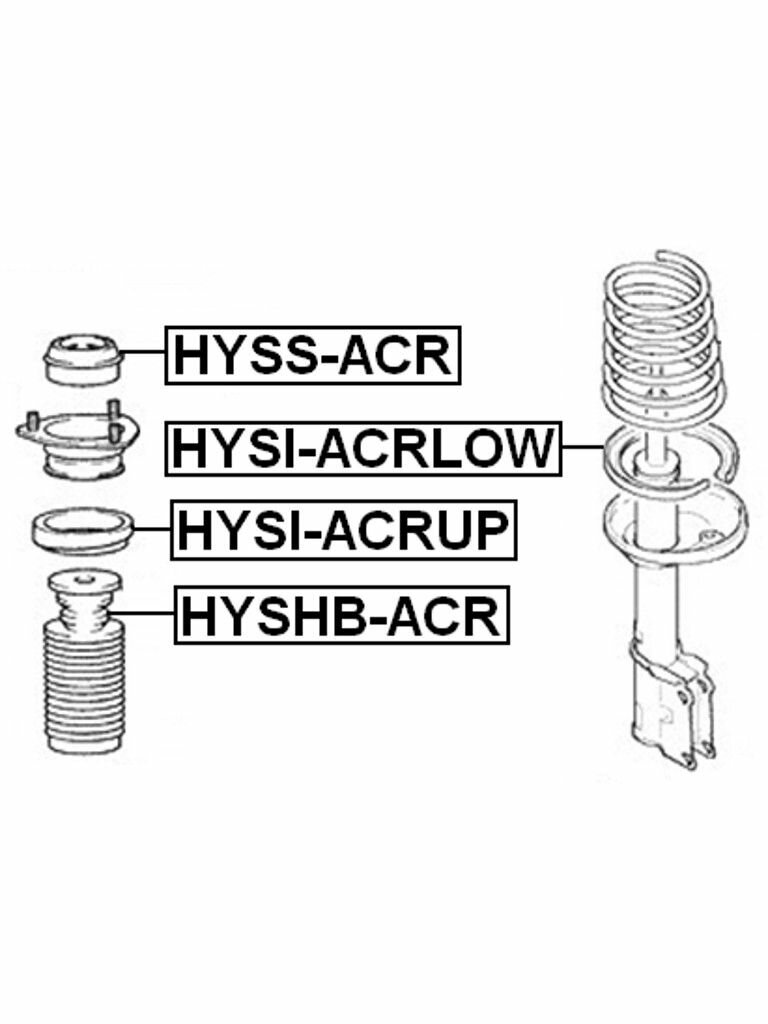 Опора заднего амортизатора HYUNDAI, KIA HYSS-ACR FEBEST.