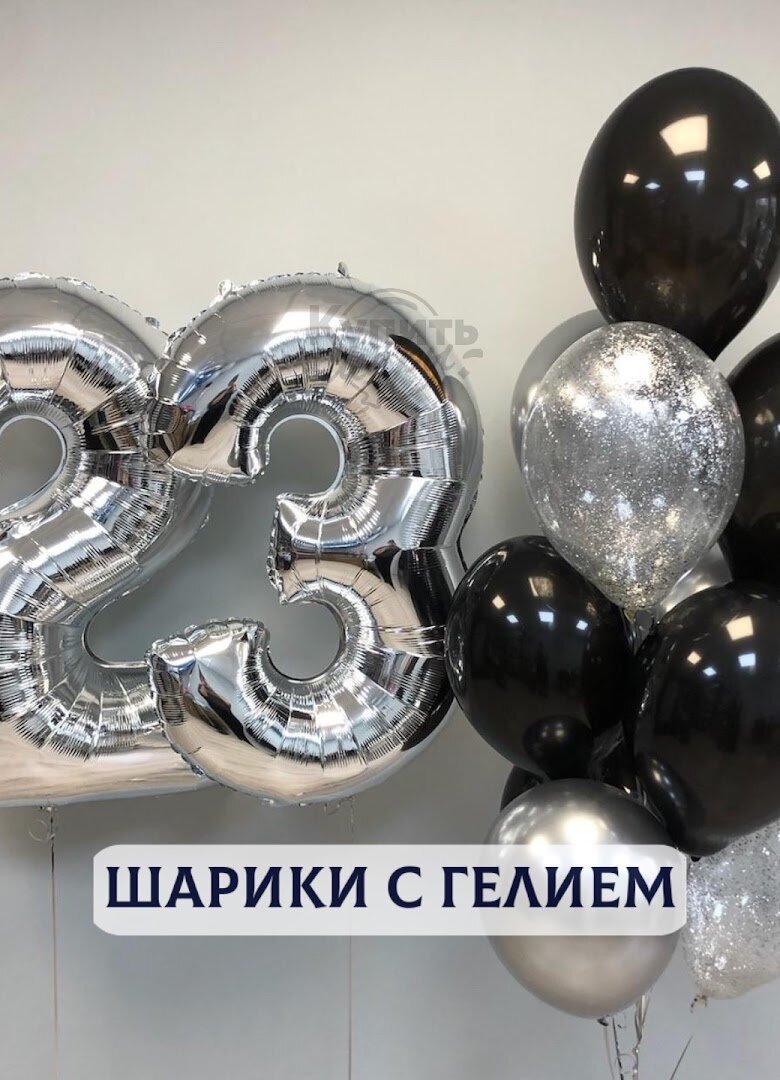 Воздушные шары с гелием, шарики воздушные "Для мужчины" №1129