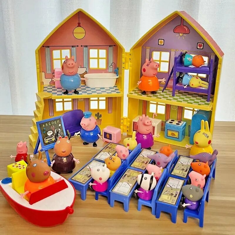 Peppa Pig Детские игрушки Peppa Pig Simulation House 25 Character Gift Set