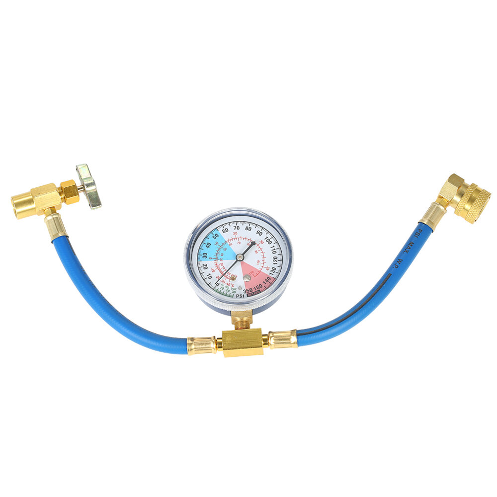 Комплект манометров и шлангов для заправки кондиционера R134A, автомобильный, 1/2".