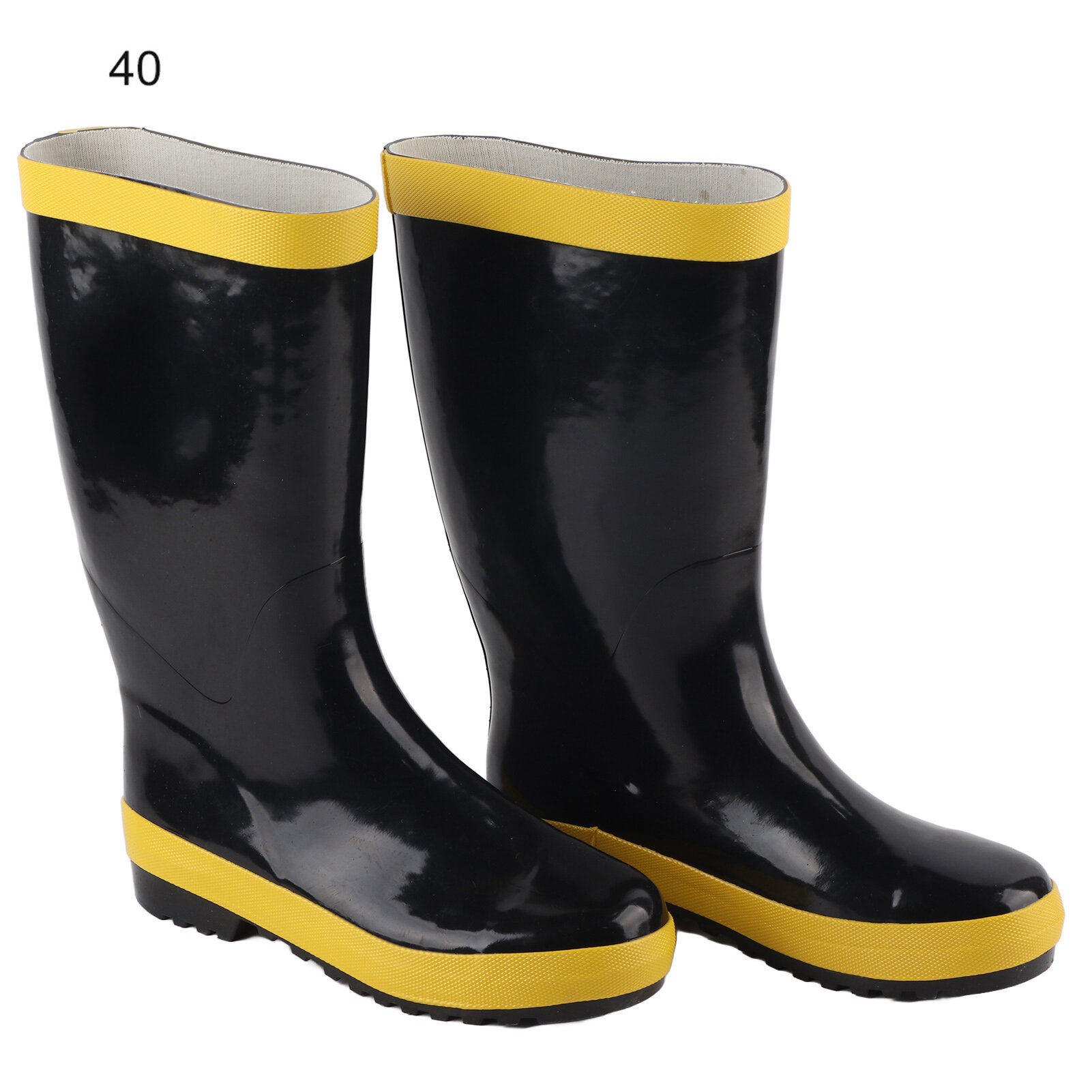 Борьба с пожарными спасательными ботинками без скольжения высокотемпературная резиновая защитная обувь (40)