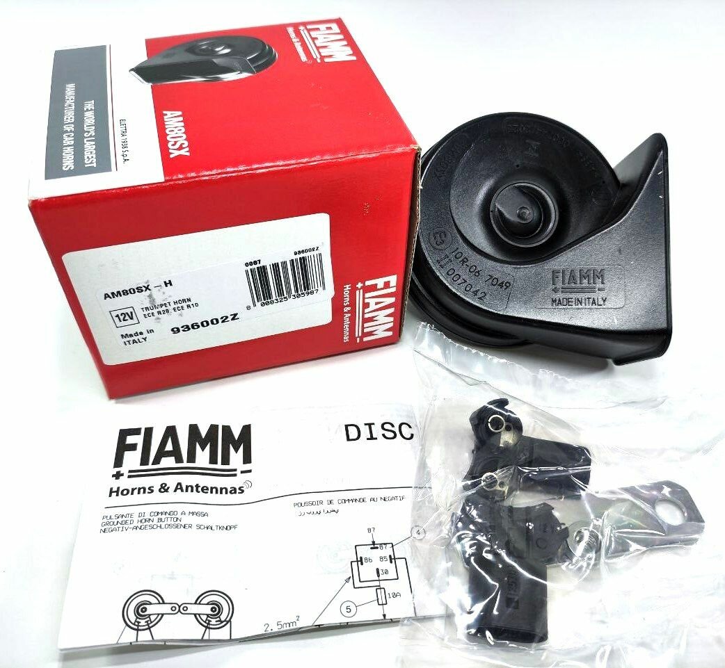 Звуковой сигнал FIAMM AM80SX (936002Z) Высокий тон (500Hz) для BMW MINI
