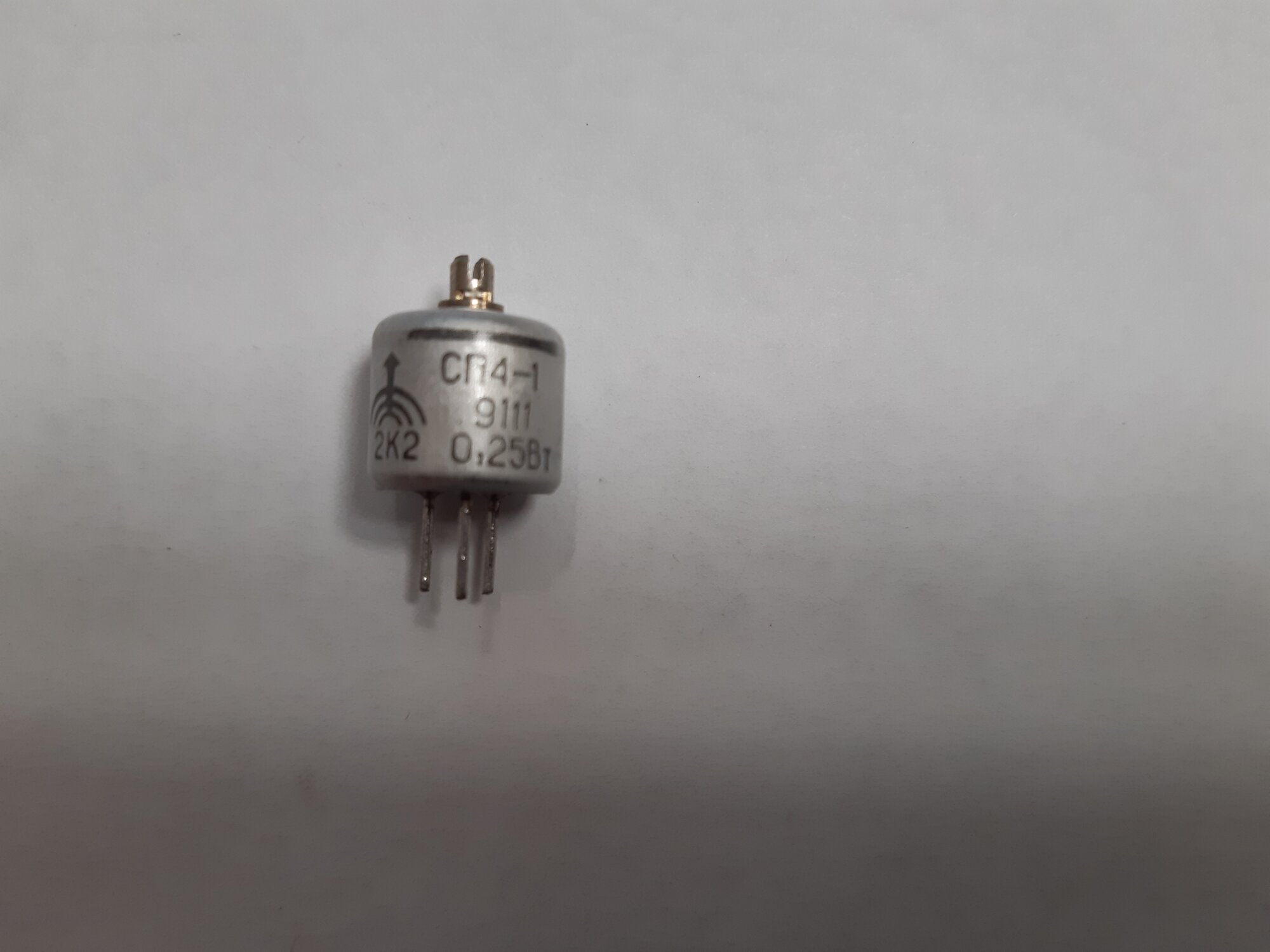 Резистор переменный СП4-1 2.2кОм 0.25W (комплект 5 штук)