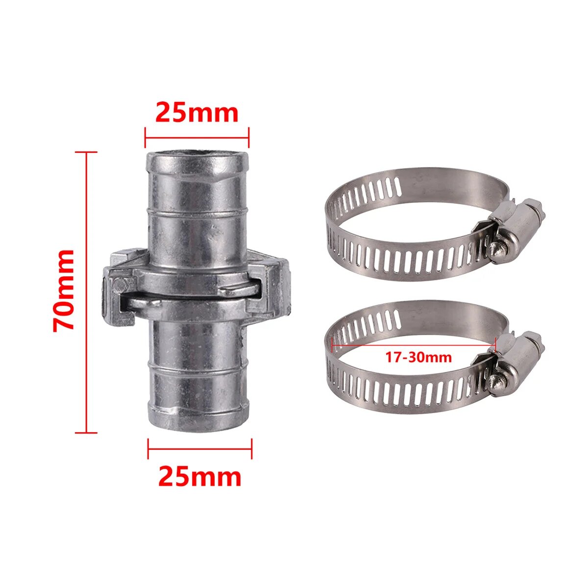 Быстросъемный фитинг для водопроводной трубы 1', 1.5', 2' 1 Inch Clip-Joint, 1Pc