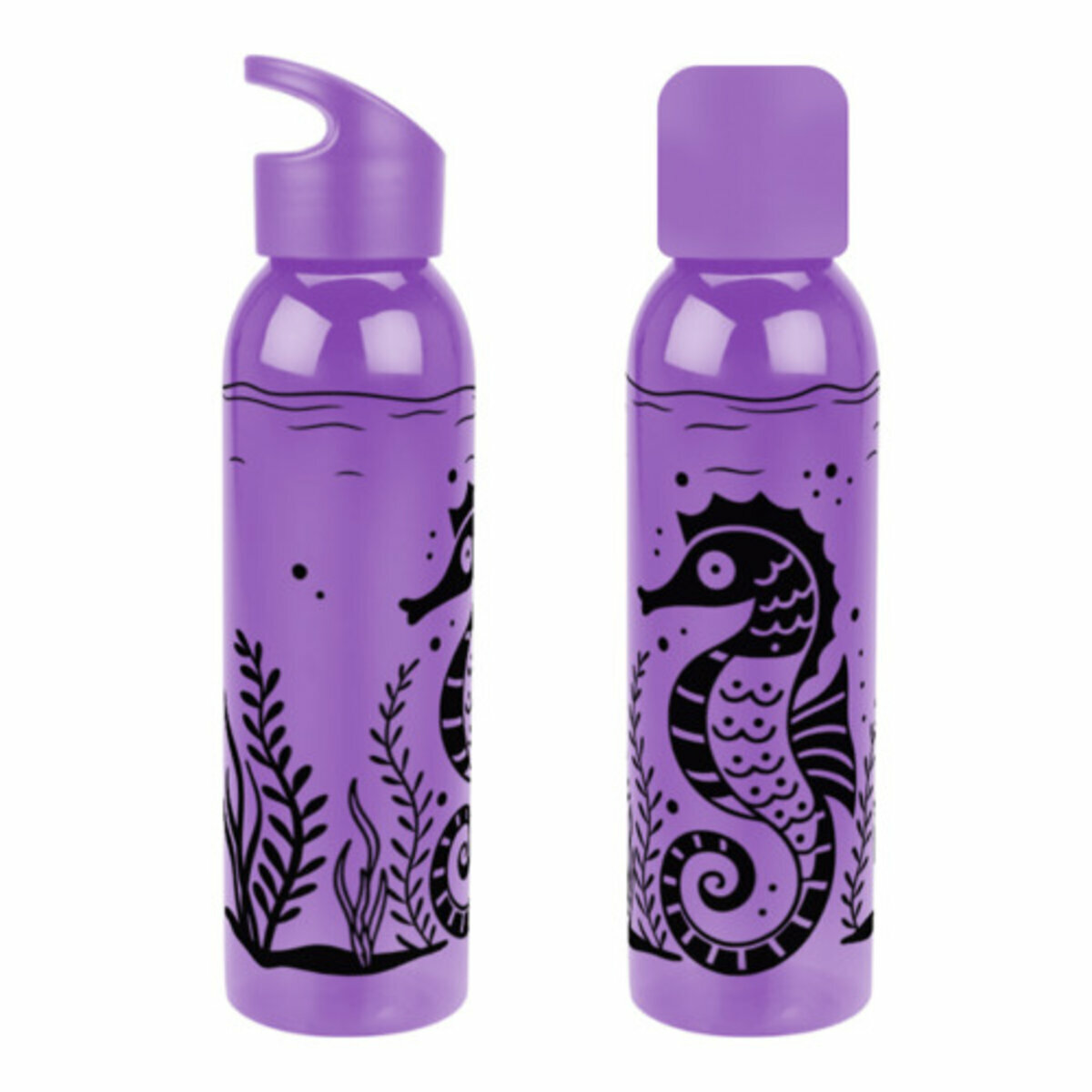 Бутылка для воды «Морской конек» (фиолетовый)
