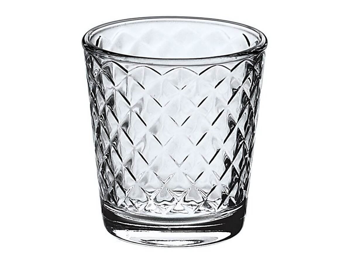 Стопка 'HoReCa' 50мл, стекло, ромбовидный рельеф, утолщенное дно