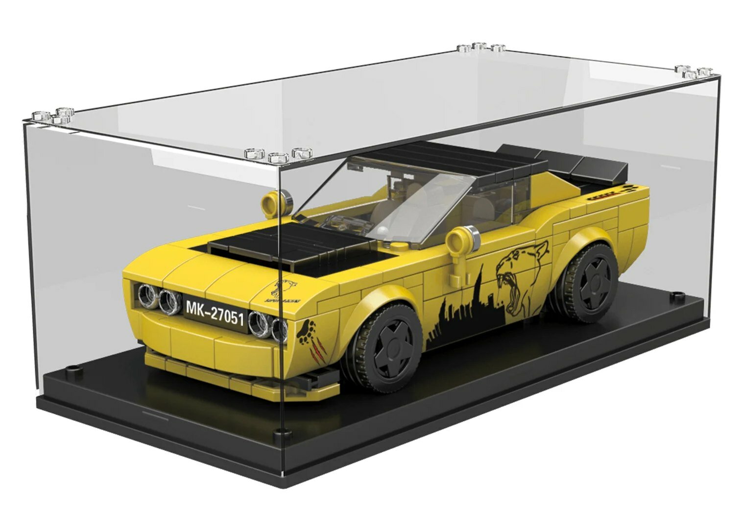 Конструктор Mould King Dodge Challenger SRT в коллекционном боксе 27051, 368 деталей