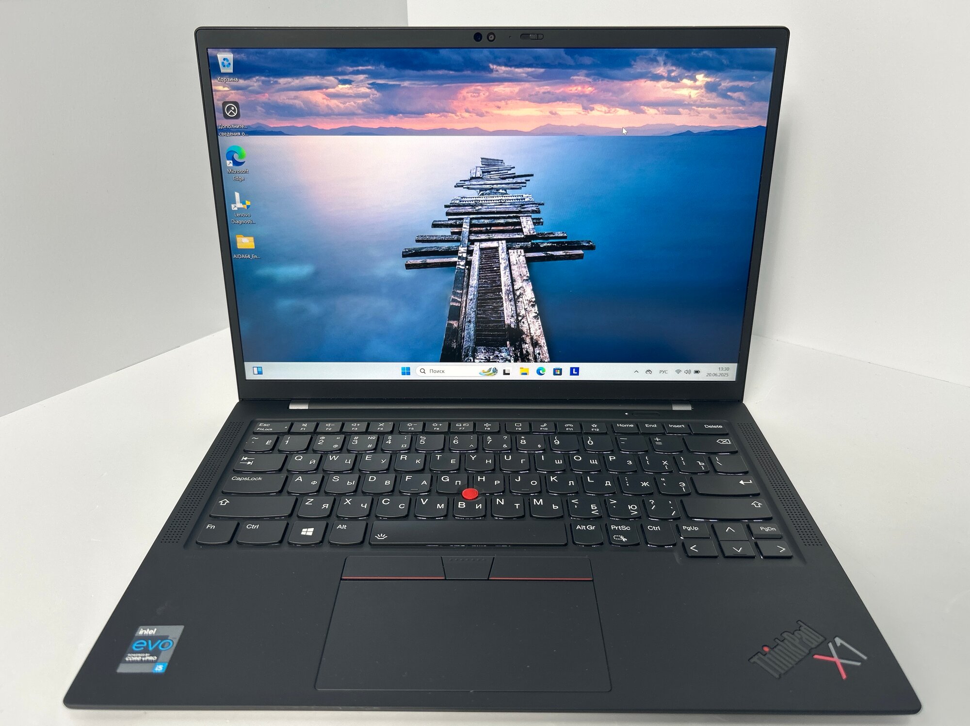 Ноутбук Lenovo ThinkPad X1 Carbon Gen 9 (20XXS0PS00) 14"/Intel Core i5-1145G7/RAM 16GB/SSD 512GB/Intel Iris Xe Graphics/1920*1200/IPS/Windows 11/Подсветка кл-ры: LED/Черный. Состояние: B1